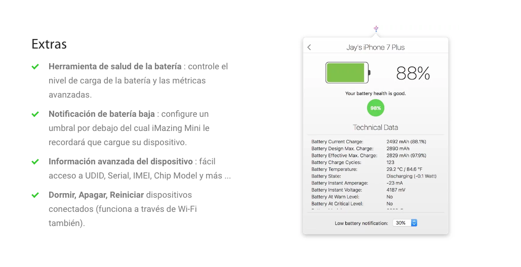 Descarga: iMazing Mini desde su página oficial, completamente gratis ...
