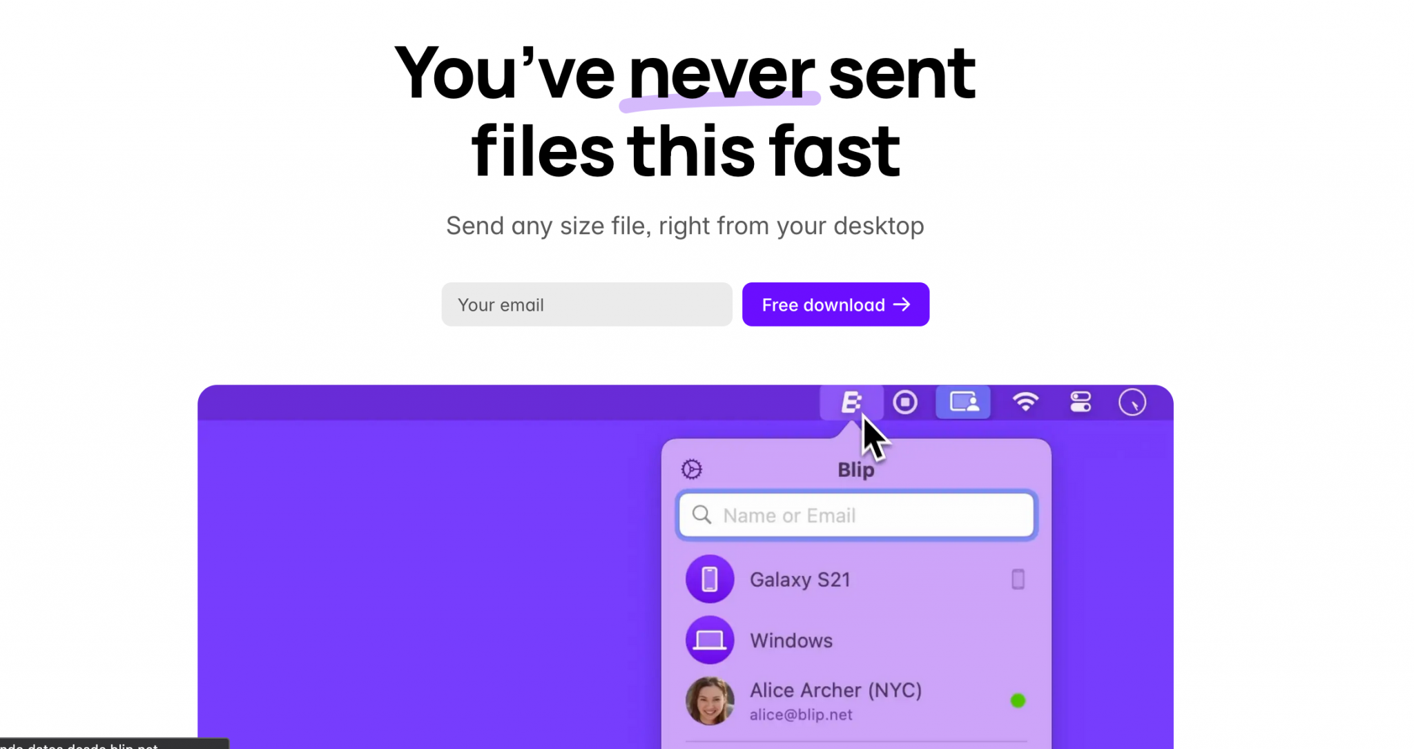 “Descarga: Blip” envía de manera efectiva y rápida tus archivos de ...